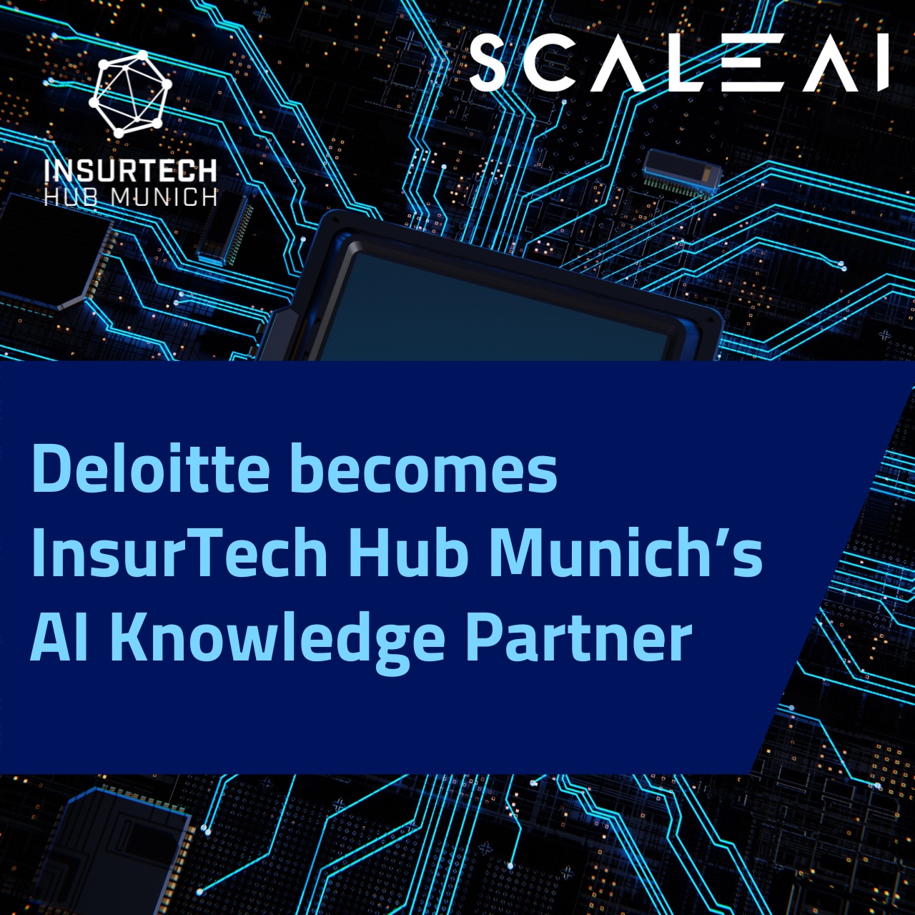 Deloitte wird strategischer KI-Knowledge-Partner beim InsurTech Hub Munich - InsurTechHub Munich