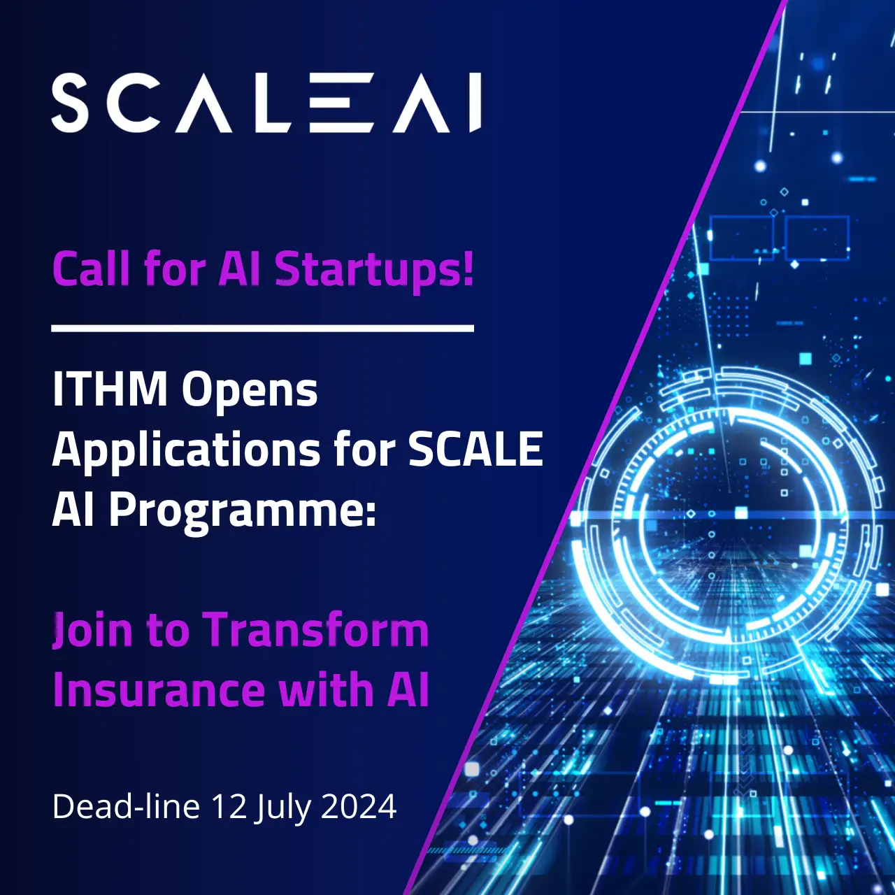 InsurTech Hub Munich Opens Startup Applications for SCALE AI Program - InsurTech Hub Munich