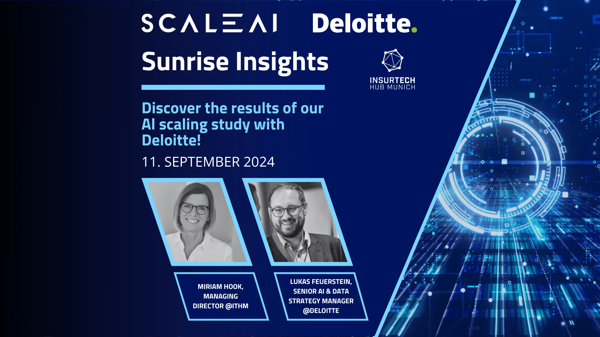 SCALE AI Sunrise Insights: Study results in cooperation with Deloitte - InsurTech Hub Munich