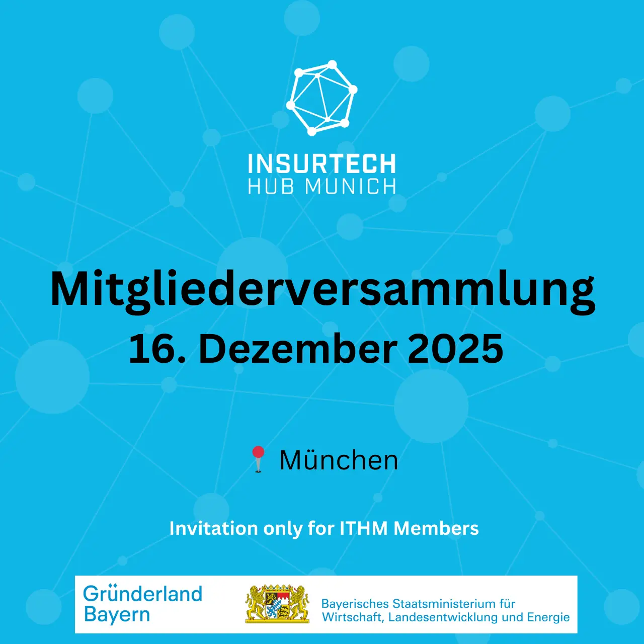 Mitgliederversammlung - InsurTech Hub Munich
